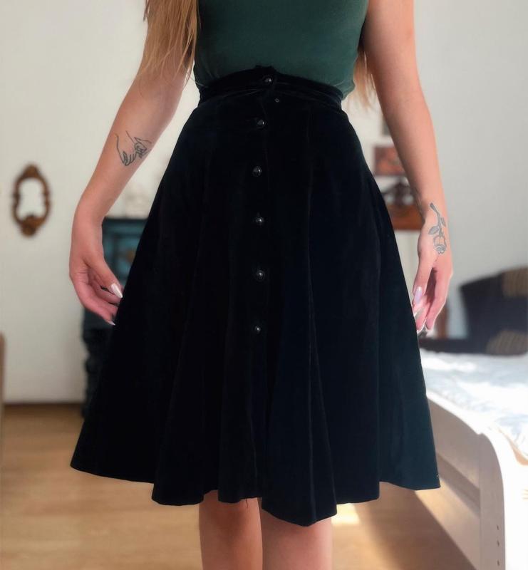 Вінтажна спідниця — ціна 550 грн у каталозі Міді спідниці Купити жіночі речі за доступною ціною