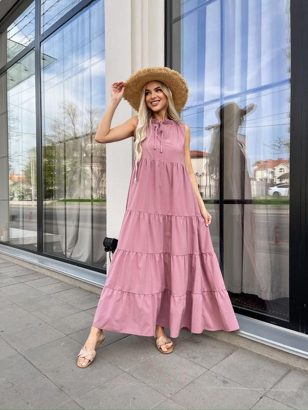 Довга сукня сарафан — ціна 850 грн у каталозі Довгі сукні Купити жіночі речі за доступною ціною