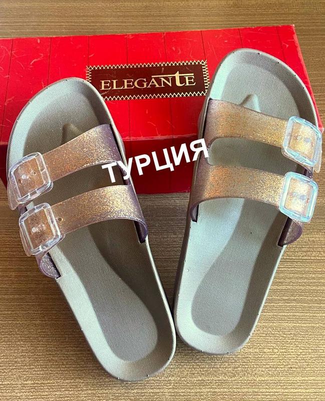 Шльопанці з селіконовими ремінцями туреччина — ціна 250 грн у каталозі Шльопанці Купити