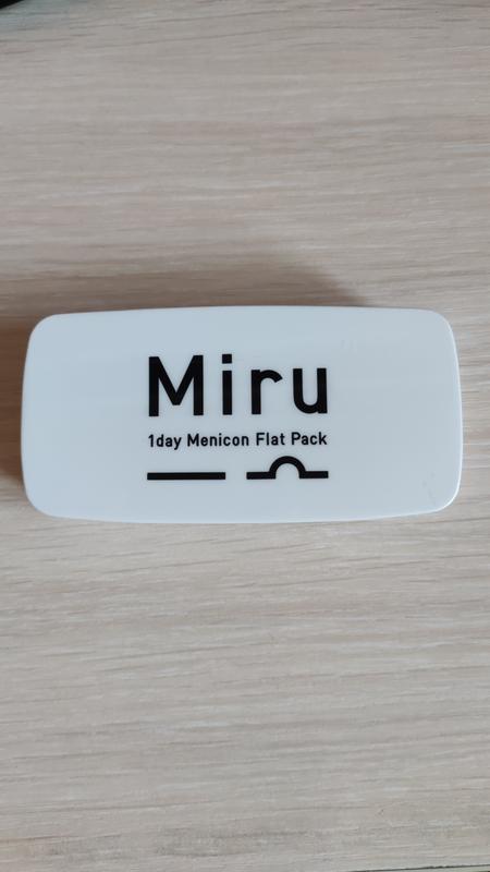 -2,5 (мінус 2,5) контактні нові щоденні лінзи з діоптріями miru menicon ...