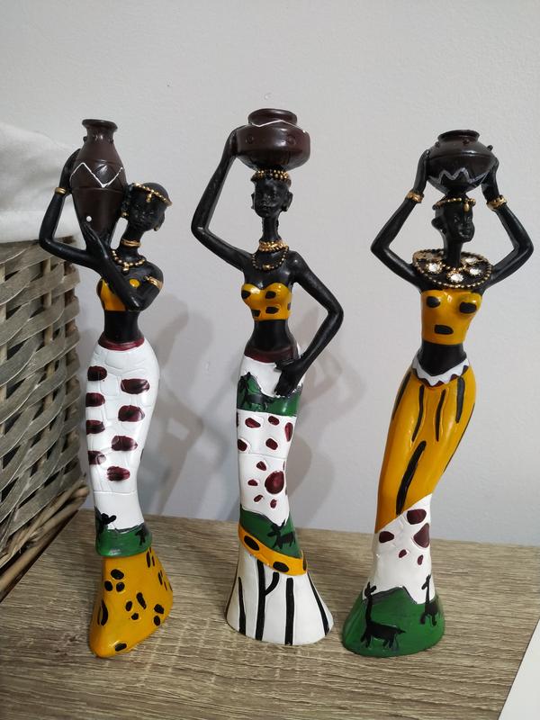 Статуетка африканська жінка з кувшином африка дівчина африканка — цена 259 грн в каталоге