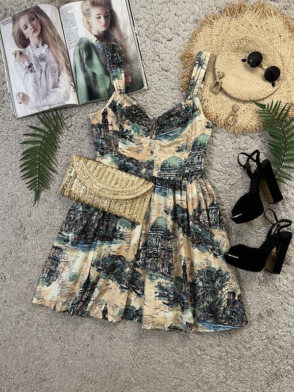 Оригінальна натуральна сукня №106 — ціна 200 грн у каталозі Короткі