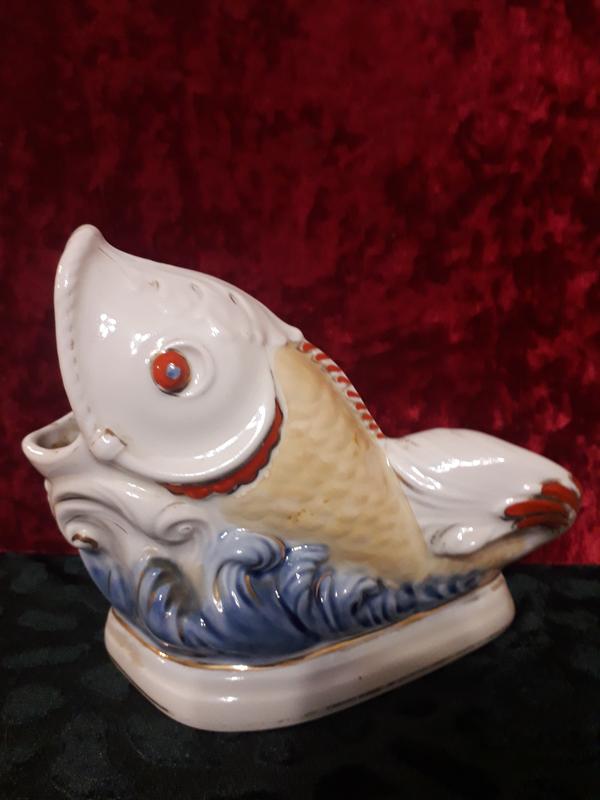 Парцелянова статуетка 60х років салфетниця рибка — ціна 255 грн у каталозі Статуетки Купити