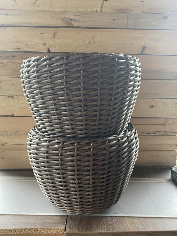 Кашпо з ротангу — ціна 400 грн у каталозі Кашпо Купити товари для дому та побуту за доступною