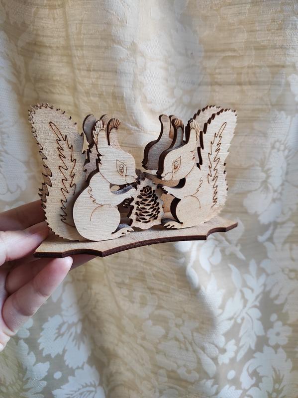 Серветниця білочки з дерева — ціна 85 грн у каталозі Серветниці Купити товари для дому та