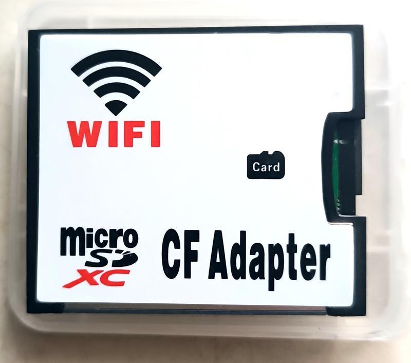 Chipal wifi adapter memory card tf micro-sd to cf compact flash card ...