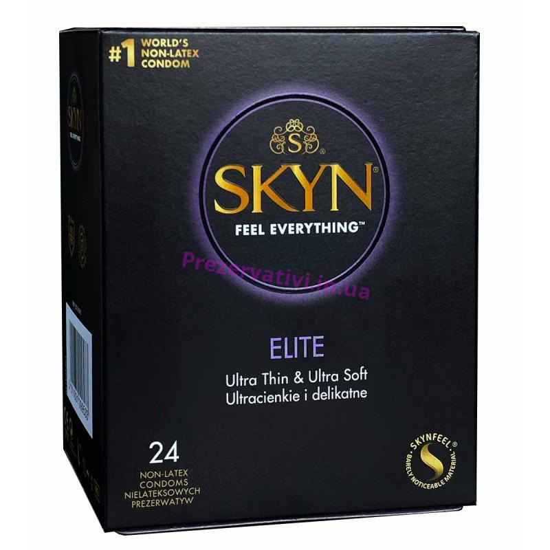 Безлатексные презервативы skyn elite супер тонкие, 24 шт/уп, премиум ...