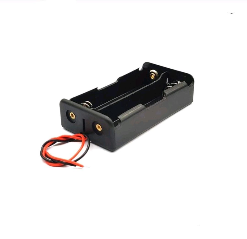 Тримач 2*18650 (+led) відсік холдер акумуляторів бокс контейнер — цена ...