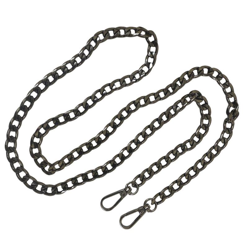 1801 ланцюжок ручка для сумки чорна 110 см 10 мм метал 175 г — ціна 297 грн у каталозі Аксесуари