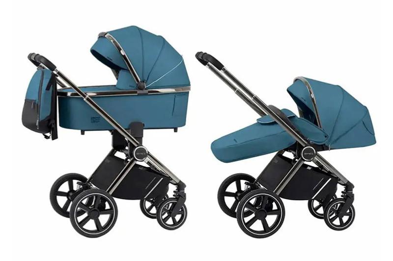 Коляска універсальна carrello ultimo crl-6511 (2in1) aqua blue — ціна ...