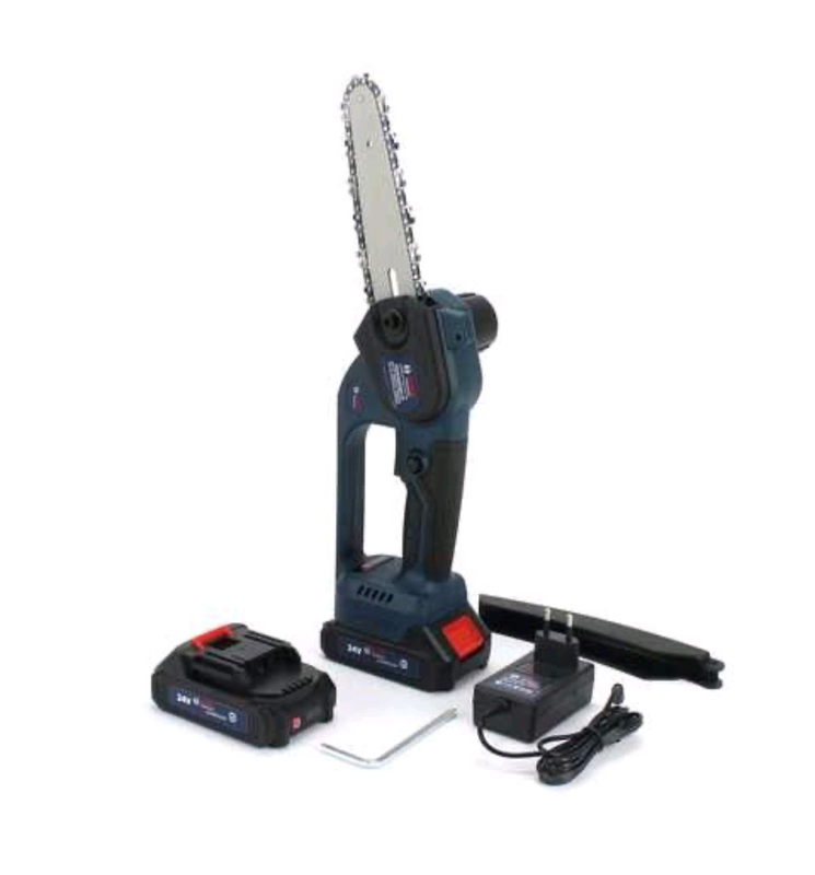 Акумуляторна міні-пила bosch universalchain 24 (24v, 4аh, шина 15 ...