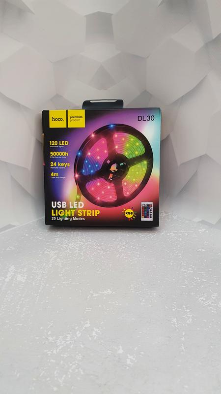 Стрічка світлодіодна hoco led rgb dl30 4 м — ціна 550 грн у каталозі ...