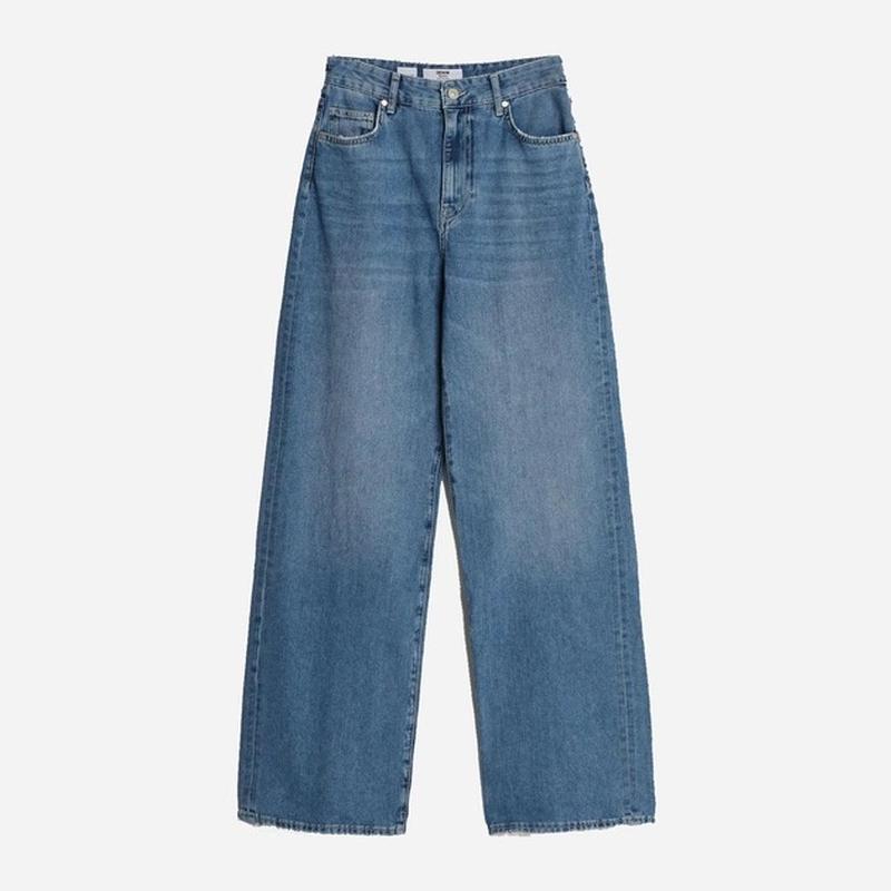 Широкие джинсы wide leg от bershka, высокая посадка, мягкие — цена 599 ...