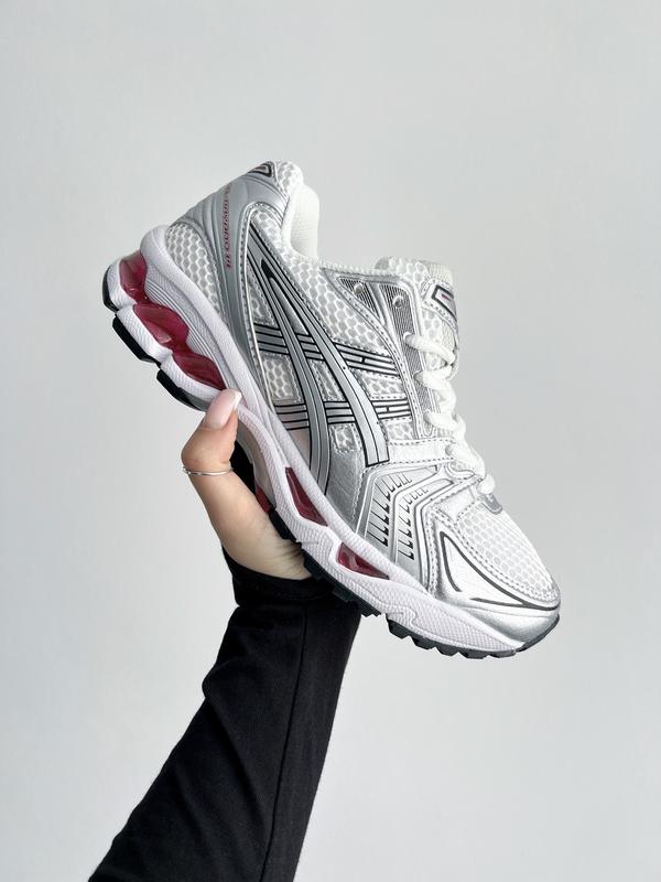 Кросівки "asics gel-kayano 14 white silver black ", асікс гель каяно, в ...