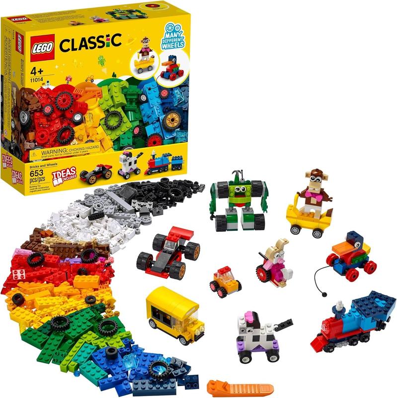 Lego classic кубики и колёса 11014 bricks and wheels — цена 2399 грн в ...