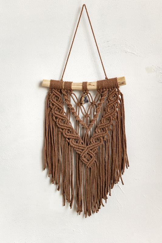 Макраме пано з аметистом — ціна 1000 грн у каталозі Панно Купити товари для дому та побуту за