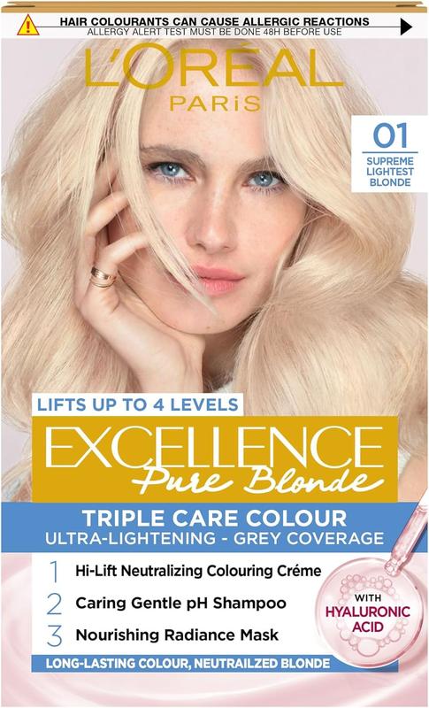 Стойкая крем-краска для волос l'oreal paris excellence creme 01 - супер ...