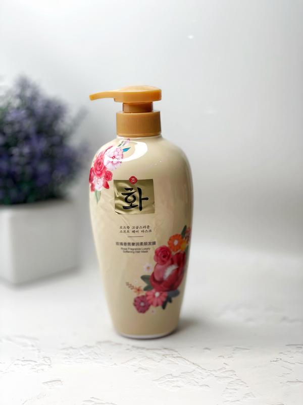 🔥акция🔥 кератиновая маска для волос с экстрактом розы hanfen rose ...