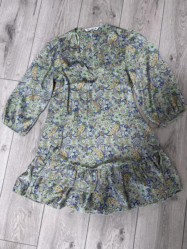 Атласна сукня Zara — ціна 460 грн у каталозі Короткі сукні Купити