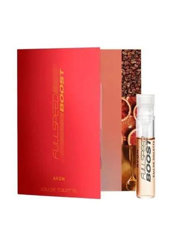 Avon туалетна вода full speed boost — листівка з пробним зразком — ціна ...