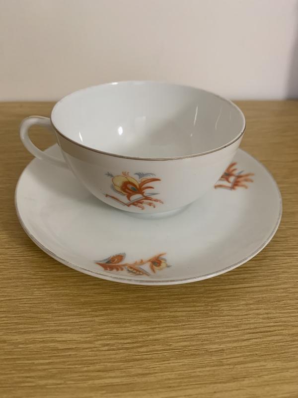 Винтажная чайная пара Bohemia — ціна 252 грн у каталозі Чашки Купити товари для дому та побуту