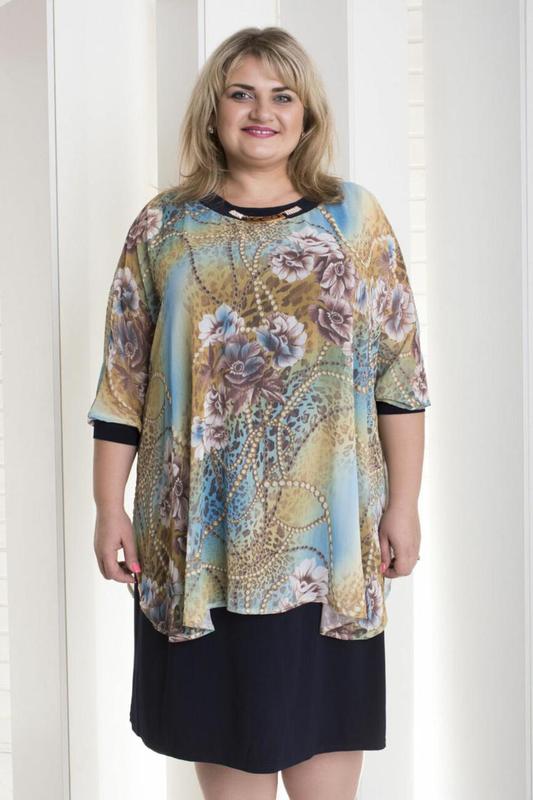 Сукня даліда великого розміру 60 — ціна 574 грн у каталозі Сукні міді Купити жіночі речі за