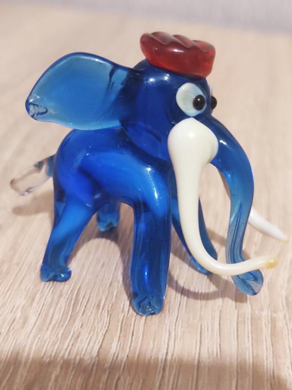 Слоник скляний статуетка — ціна 220 грн у каталозі Статуетки Купити товари для дому та побуту за