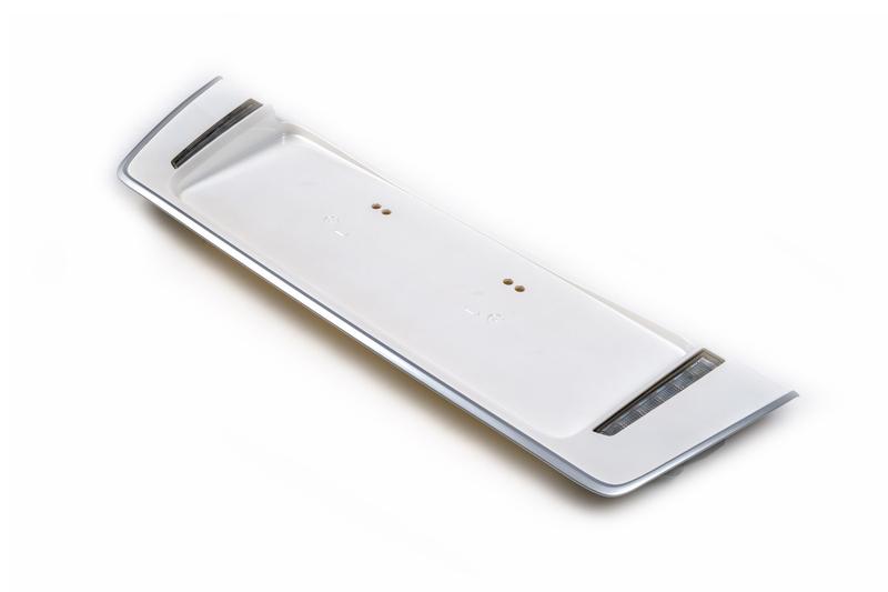 Задня підставка під номер з led (2007-2023) білий колір для lexus lx570 ...