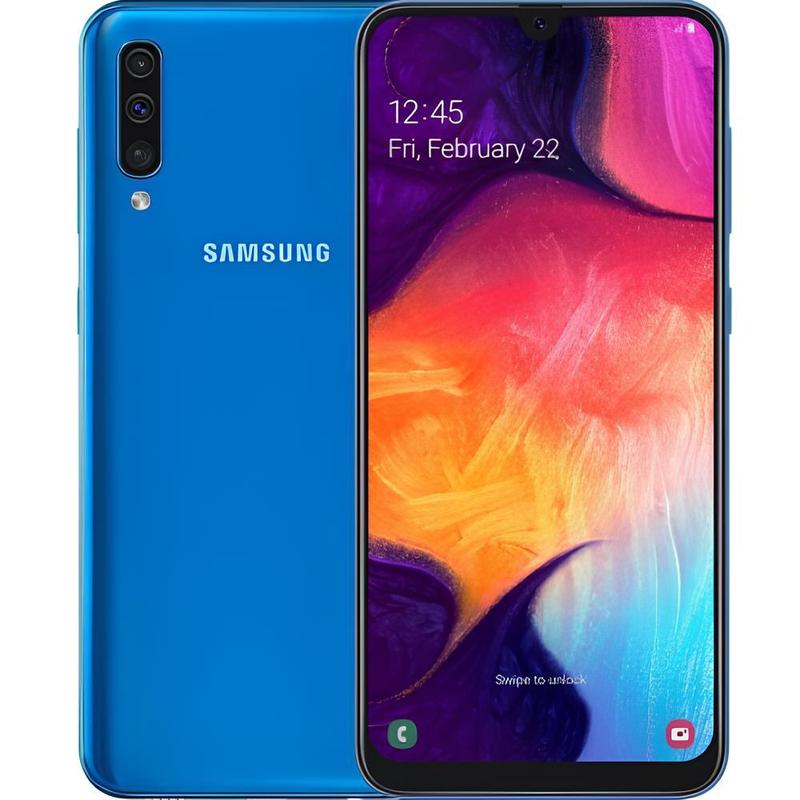 Смартфон samsung galaxy a50 (a505f) 4/64gb blue 6.4" 2340x1080 nfc 4000 ...