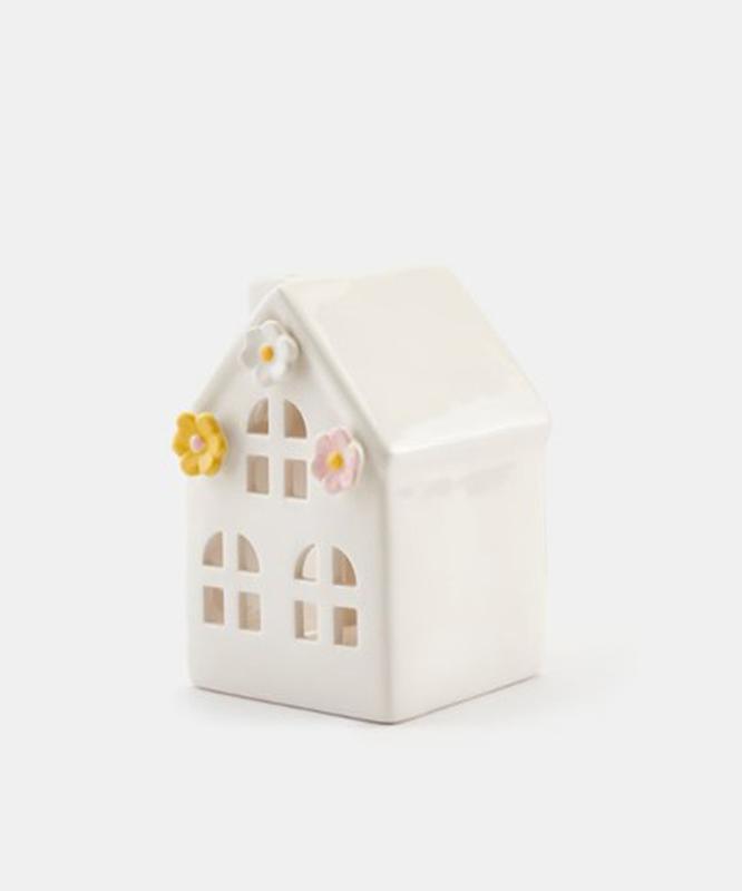Керамический домик подсвечник польща — цена 335 грн в каталоге Подсвечники Купить товары для