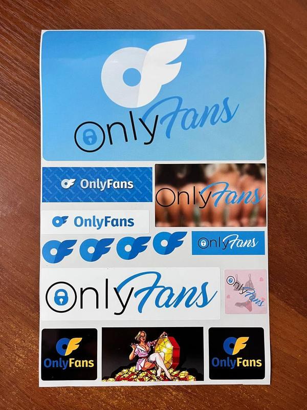 Стікер пак наклейок onlyfans only fans вінілові наклейки — ціна 200 грн ...
