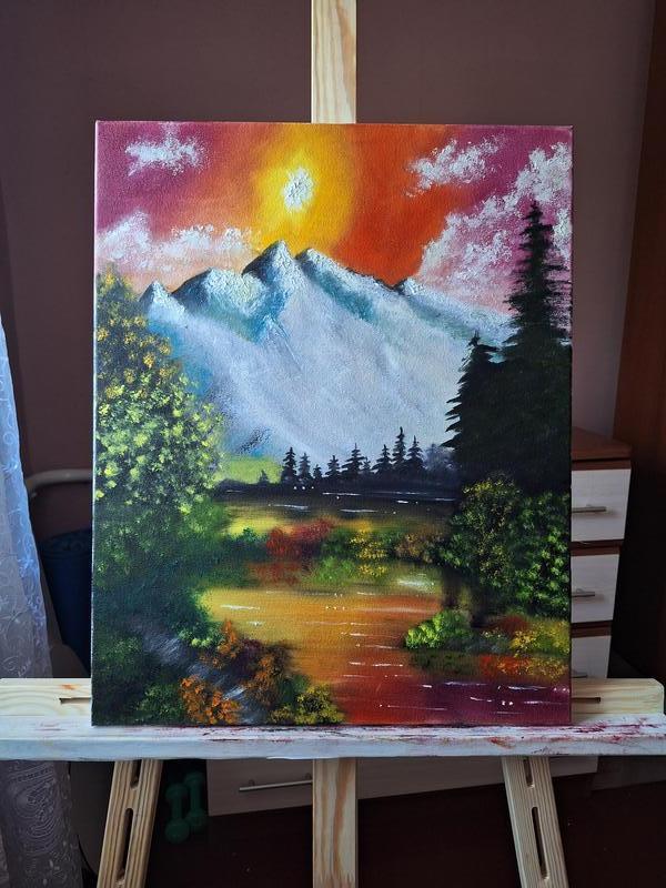 Гірський пейзаж — цена 1500 грн в каталоге Картины Купить товары для дома и быта по доступной