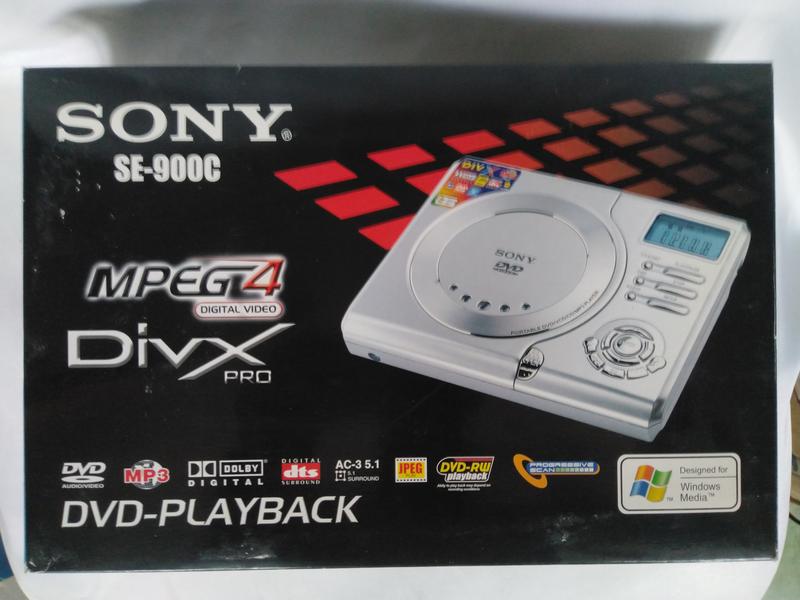 Портативный dvd плеер "sony se - 900c", mpeg4, divx pro — ціна 1800 грн ...