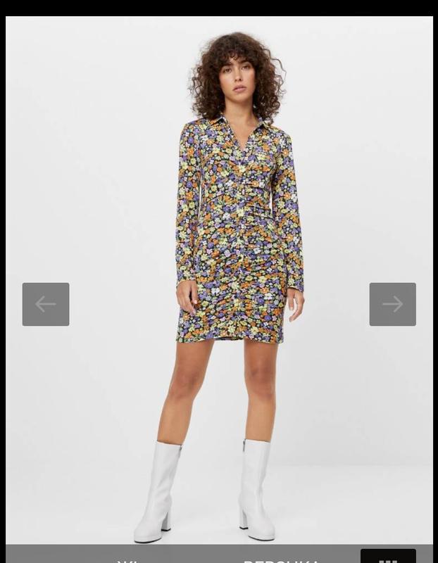 Квіткова сукня — ціна 250 грн у каталозі Короткі сукні Купити жіночі речі за доступною ціною на