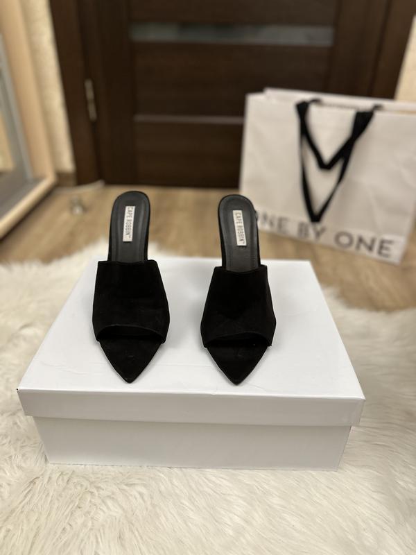 Босоніжки-мюлі з гострим носком cape ribbon — ціна 500 грн у каталозі ...