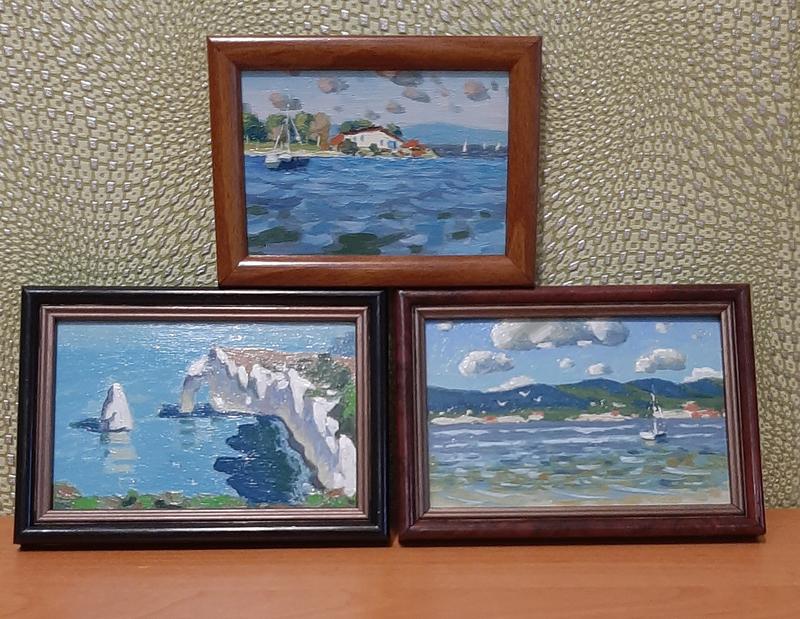 Маленькі картинки олія море — ціна 250 грн у каталозі Картини Купити товари для дому та побуту