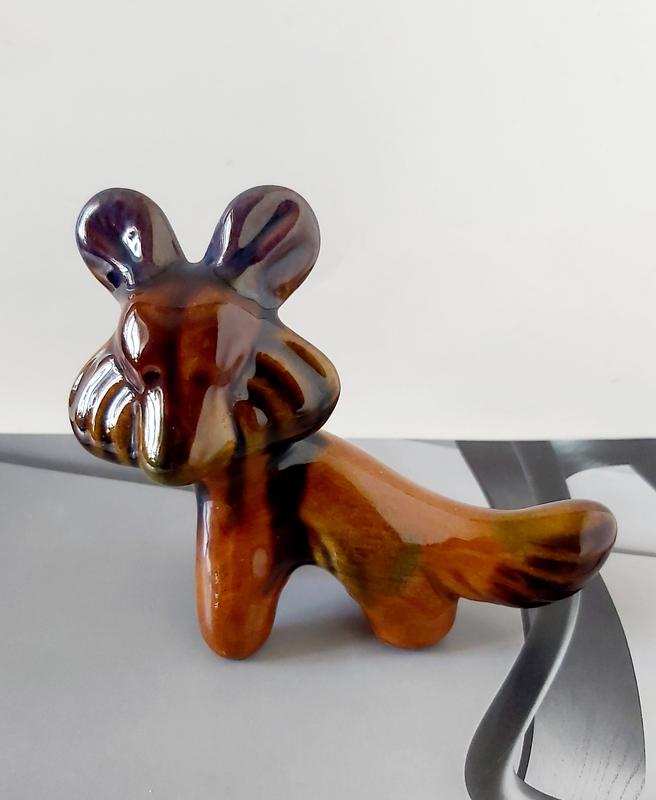 Статуетка моська васильківська майолика проторєви кераміка вінтажна майоліка — ціна 2000 грн у