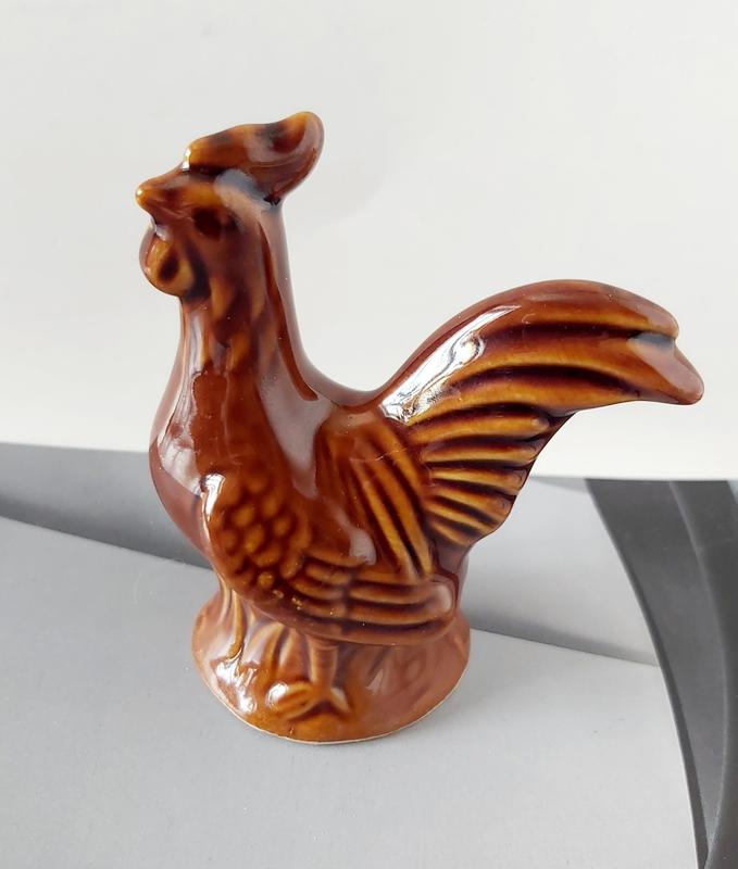 Статуэтка петушок майолика керамика — цена 385 грн в каталоге Статуэтки Купить товары для дома и