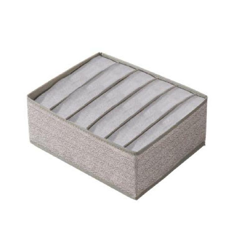 Коробка органайзер для зберігання білизни Besser 6 відділень 32 х 15 х 10 см 3215106 — ціна 98