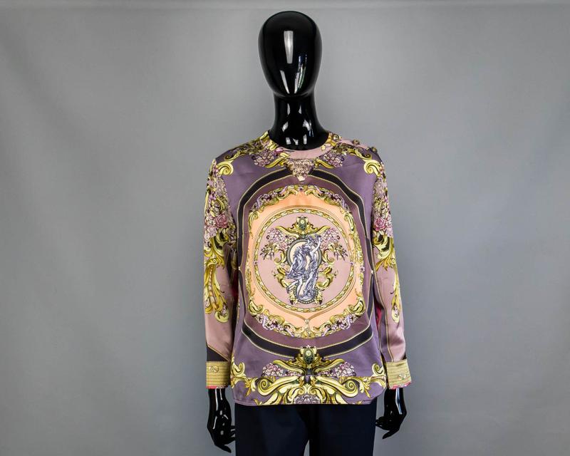 Шелковая рубашка в стиле hermes versace collection — ціна 1699 грн у ...