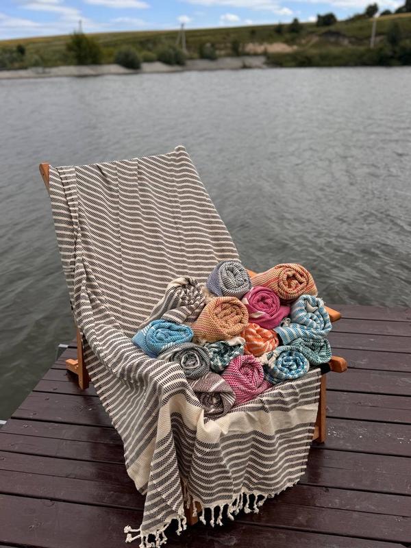 Пештемаль пляжний рушник покривало — ціна 675 грн у каталозі Рушники Купити товари для дому та