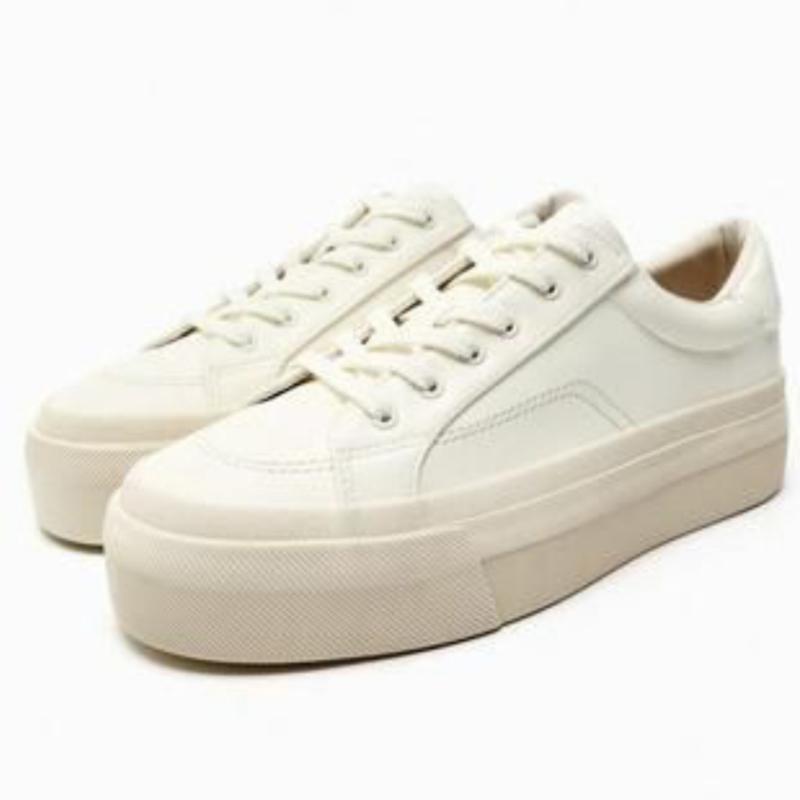 Стильные кеды с контрастной подошвой-платформой от бренда zara — цена ...