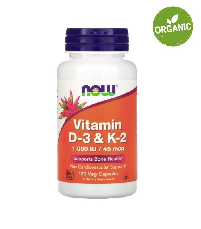 Вітамін d3, д3 + k2, (1000 ме), now foods, 120 капсул — цена 420 грн в ...