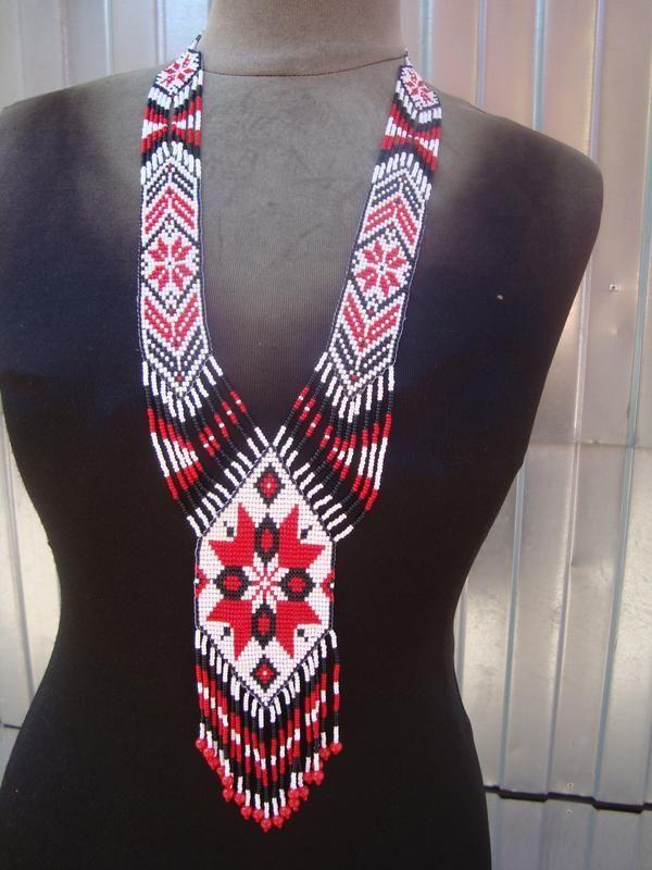 Гердан "красна діва зоря" — ціна 400 грн у каталозі Кольє і намиста ...