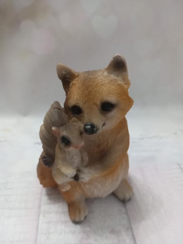 Фігурка лисичка білочка — ціна 140 грн у каталозі Статуетки Купити товари для дому та побуту за