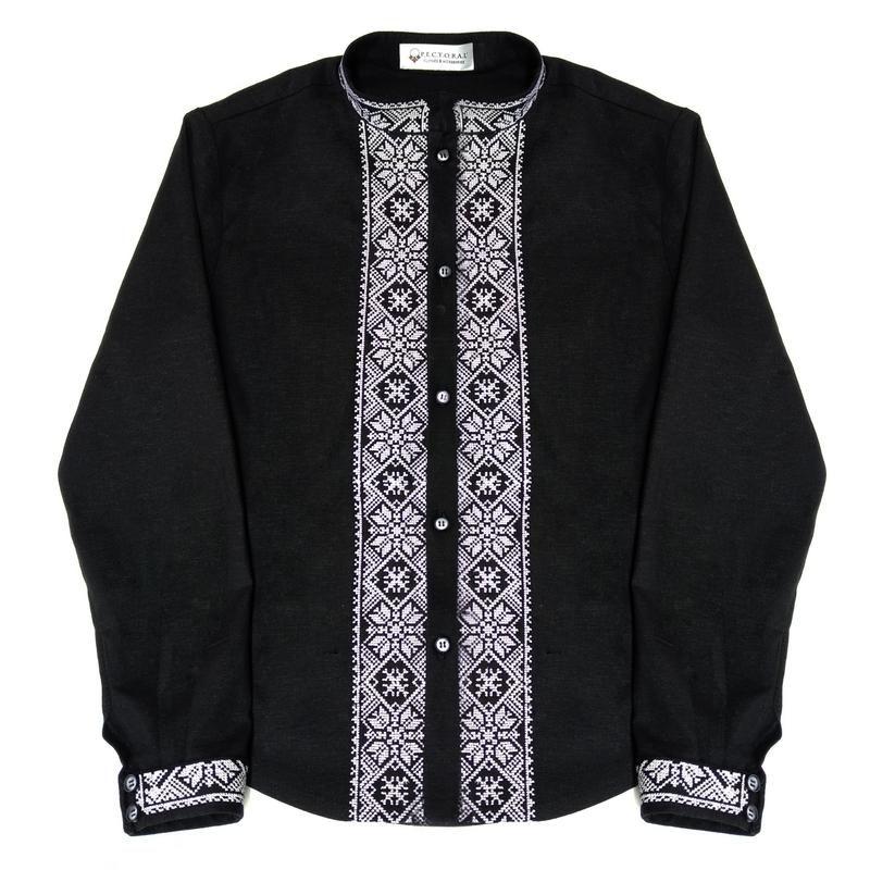 Вышиванка мужская/подростковая из льна. сорочка с вишивкой. вышиванка ...