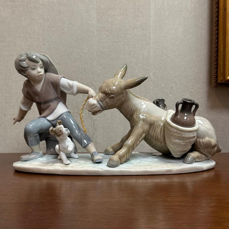 Фарфоровая статуэтка Lladro «упрямый осел — цена 7900 грн в каталоге Статуэтки Купить товары