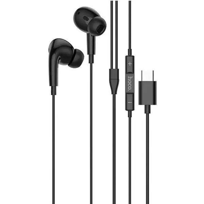 Навушники hoco m101 pro crystal sound type-c wire-controlled digital earphones with microphone ...