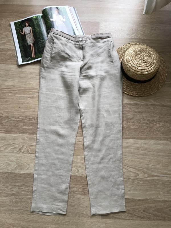 Льняні брюки Donne Da Sogno італія — ціна 540 грн у каталозі Брюки Купити жіночі речі за