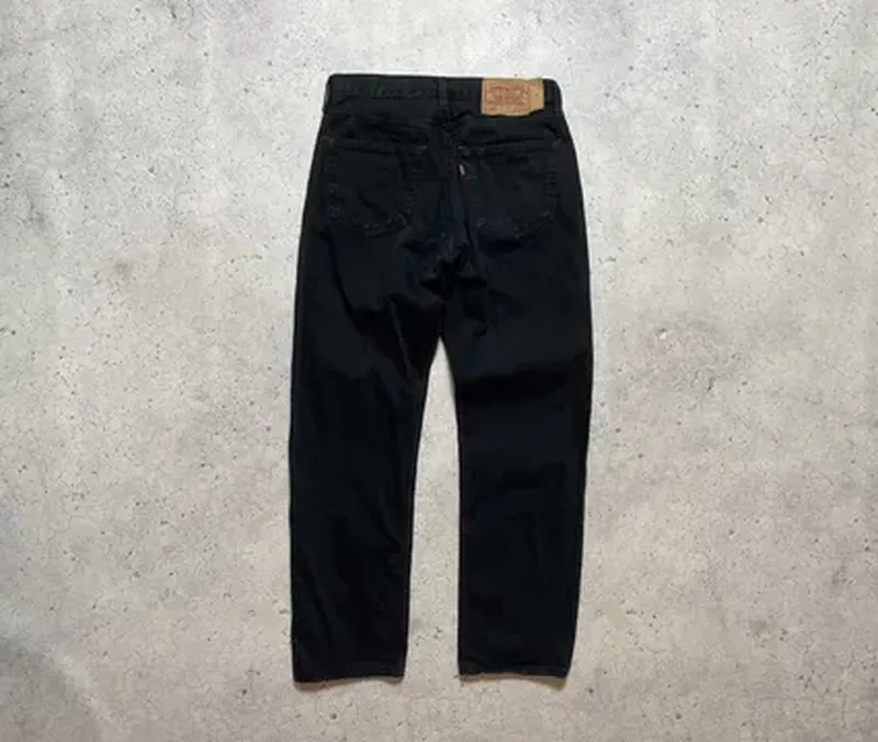 Мужские черные плотные джинсы levis strauss 501 32x30 оригинал — ціна ...